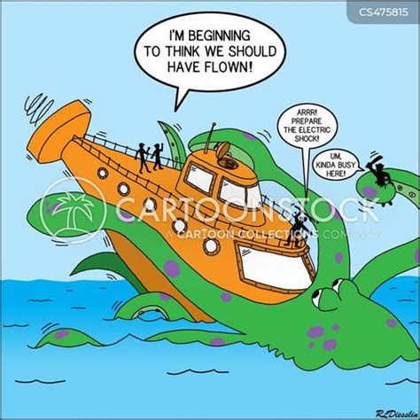 Giant Squid Cartoons And Comics Funny Pictures From Cartoonstock