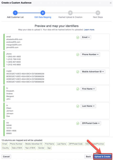 how to upload a custom audience to facebook advertisemint