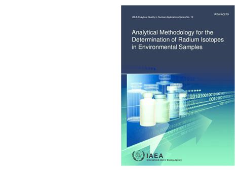 Pdf Analytical Methodology For The Determination Of Radium Isotopes In Environmental Samples