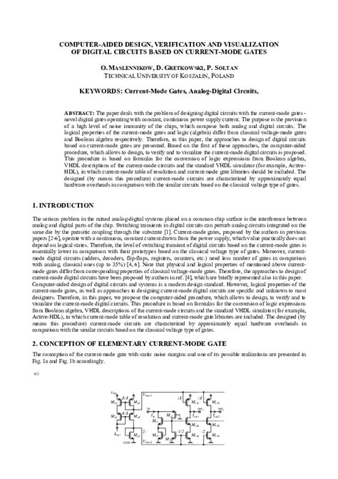 Pdf Computer Aided Design Verification And Visualization Of
