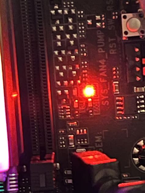 Dram Red Light On But The Ram Lights Work Fine Whats The Problem