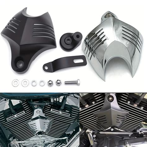 Motorcycle Blackchrome Big Twin Horn Cover Stock Cowbell Horns For