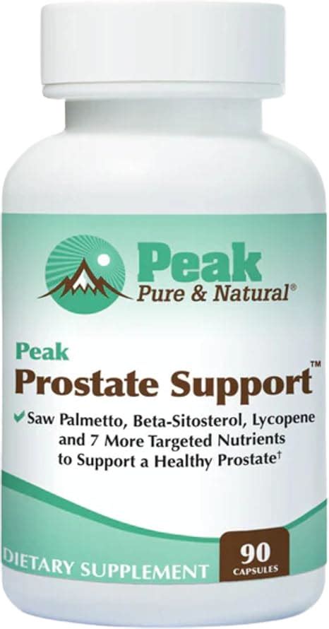 Peak Prostate Support Natural Prostate Supplements For