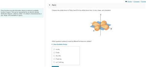 Solved Wave Functions Provide Information About An Chegg Com