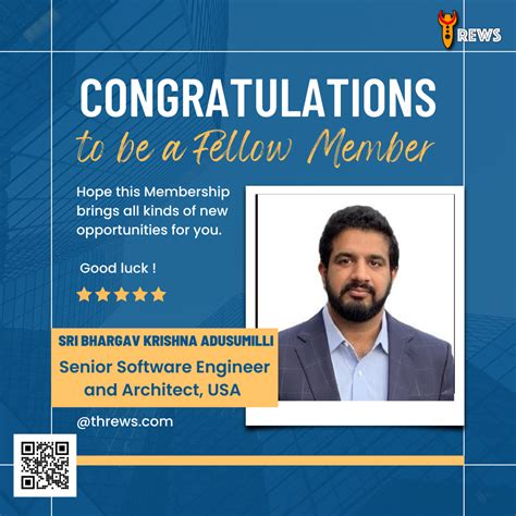 Sri Bhargav Krishna Adusumilli A Distinguished Senior Software