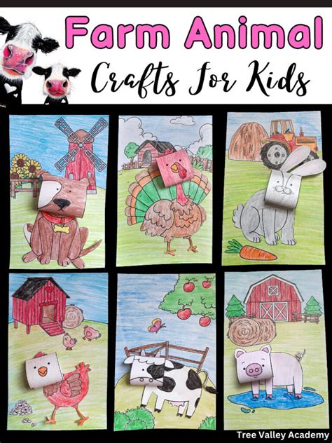 Kindergarten Farm Word Search Tree Valley Academy