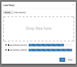 ASP NET Drag Drop File Upload Dialog With JQuery And Bootstrap