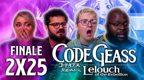 Code Geass Episode 2x25 Re The Normies Group Reaction Youtube