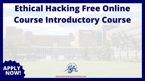 Ethical Hacking Free Online Course Introductory Course