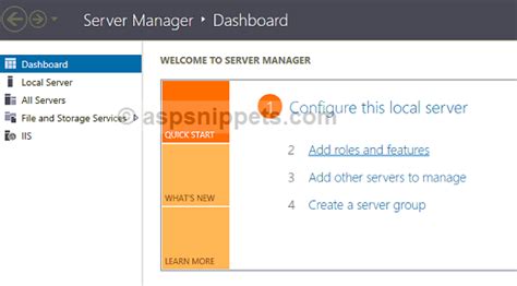 Install Configure And Register Aspnet 45 With Iis8 On Windows Server 2012