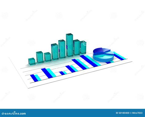 Business Graph Analysis Report Stock Illustration Illustration Of