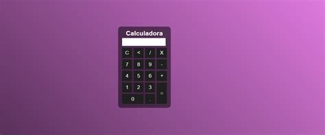 Daiane Lima No Linkedin Calculadora Em Html Css E Javascript 💜‍💻