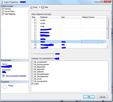 I Cant Put A Default Schema In Sql Server 2005 Stack Overflow