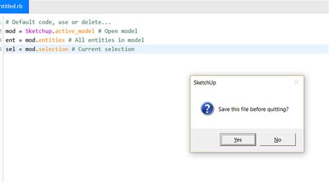 Beta Testing Ruby Code Editor Developers SketchUp Community