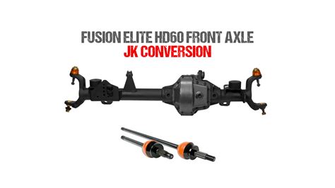 Fusion Hd60 Front Axle For Jeep Tjljxjwjzjyj Jk Conversion