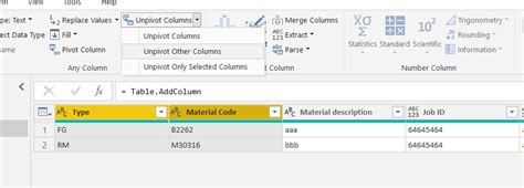 Solved Unpivot Multiple Columns With Different Formats Microsoft