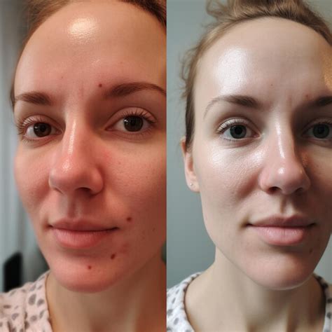 Premium Ai Image A Woman With A Freckled Face And A Half Up Half Of Her Face