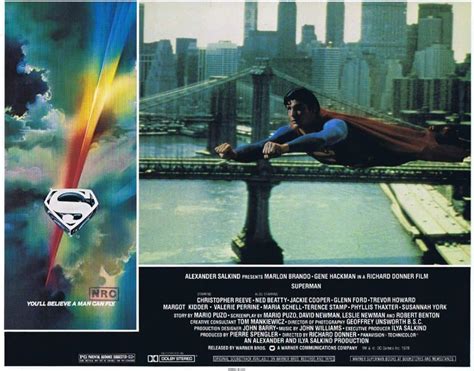 Superman Original Int Lobby Card 3 Christopher Reeve Marlon Brando Gene