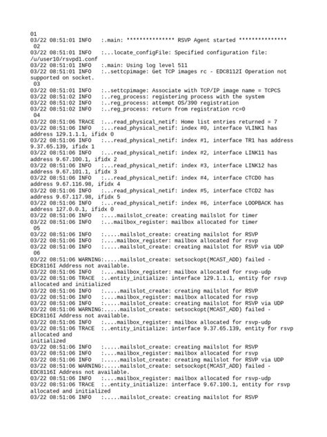 ibm log example pdf network socket computer science