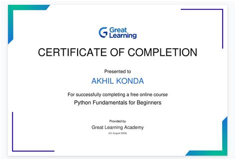 Akhil Konda On Linkedin Greatlearning Python