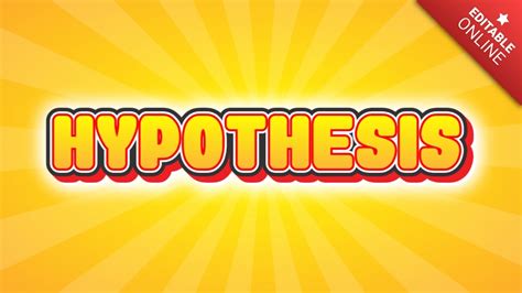 Hypothesis Text Effect Generator