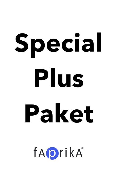 Special Plus Package