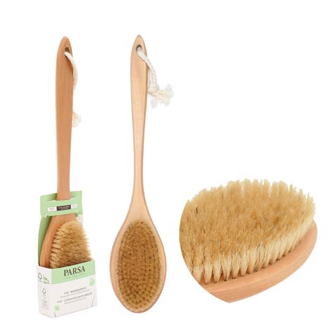 파르사 파르사 돈모 바디브러쉬 시원한 샤워등드름bye Fsc단풍나무천연돈모 브러쉬 위시버킷