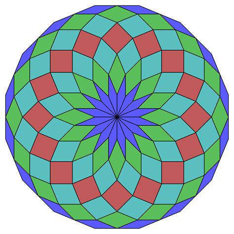 ملف 16 Gon Rhombic Dissection Size2 Svg المعرفة