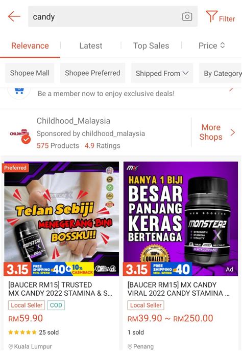 Ah Yes Candy R Bolehland