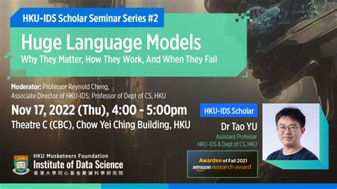 Hku Ids Scholar Seminar Series Hku Musketeers Foundation Institute Of