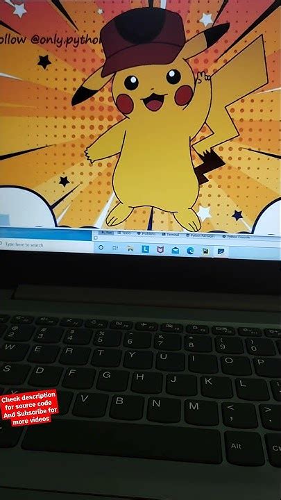 Draw Pikachu With Image Background Using Python Turtle Graphics Pikachu Turtlegraphics Viral