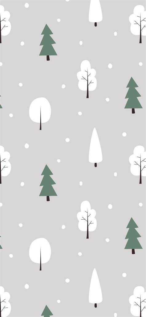 Cute Winter Pattern Wallpapers Wallpaper Cave
