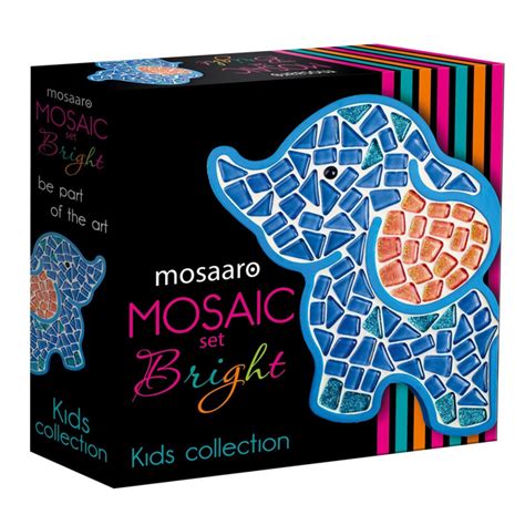 Стеклянная мозаика Mosaaro для детей Слоник 192x216 мм (MA7000) – фото ...