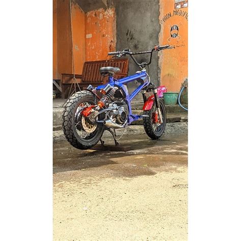 Jual Motor Custom Bmx Cub Mesin Suzuki Spin125 Shopee Indonesia
