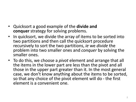 Solution A Thorough Guide To The Quick Sort Algorithm Studypool
