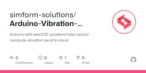 GitHub Simform Solutions Arduino Vibration Measurement IOT Arduino With Adxl Accelerometer