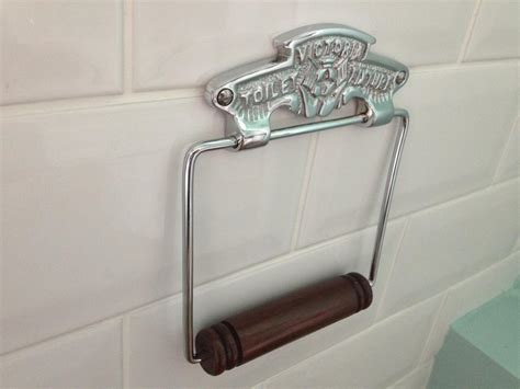 Quality Vintage Antique Style Chrome Brass Toilet Roll Holder Bathroom