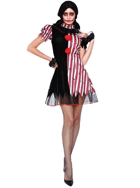 Womens Killer Clown Halloween Costume Scary Clown Womens Costume