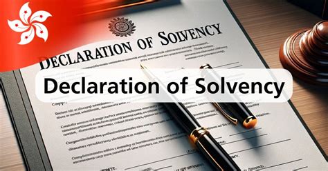 Declaration Of Solvency Business Compendium