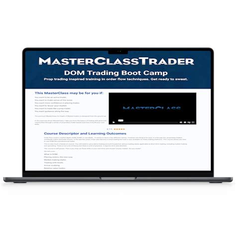 masterclass trader dom trading boot camp course eracourses