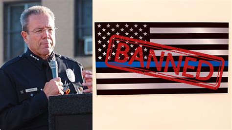 Lapd Chief Bans Thin Blue Line Flag Citing Extremism The Post Millennial