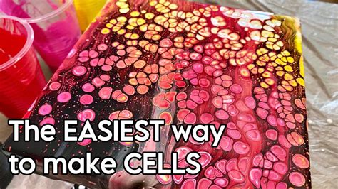 How To Create Cells In Acrylic Pouring Art