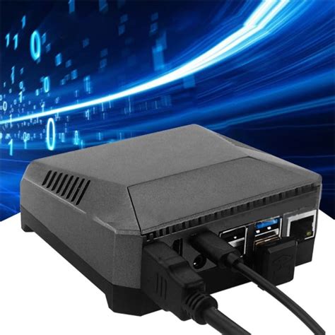 För Raspberrypi 4 Argon One M2 Case Med Ssd Sata M2 Expansion Slot Gpio Cover Kylfläkt För Rpi