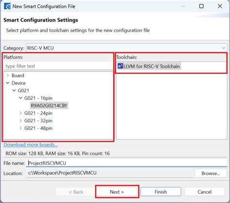 2 Creating And Building A Project — Renesas Vs Code Extensions 100 Documentation