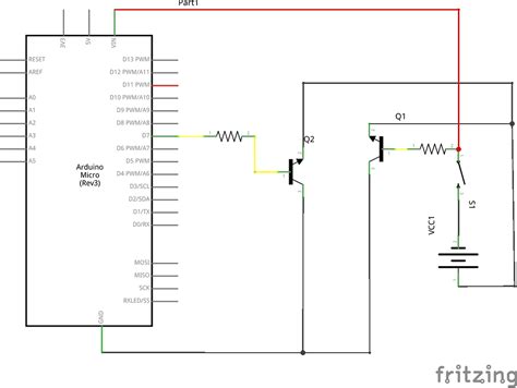 Circuit For Momentary Switch To Turn Arduino On Then Hopefully Off Too