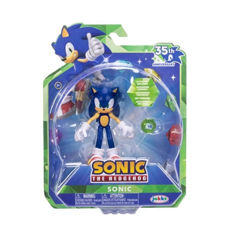 Sonic The Hedgehog 35th Anniversary Modern Sonic With Chaos Emerald 4