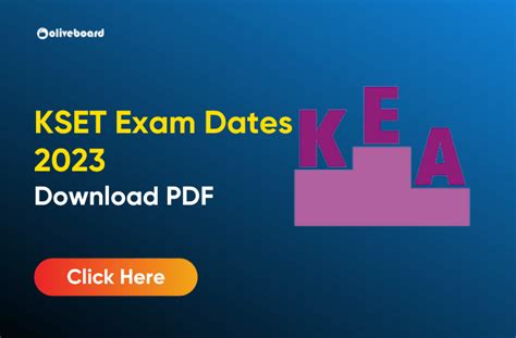 Kset Exam Dates 2023 Out Check Karnataka Set Exam Schedule