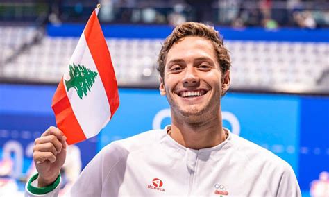 Lebanese Swimmer Mounzer Kabbara Impressive Score For Lebanon In Tokyo