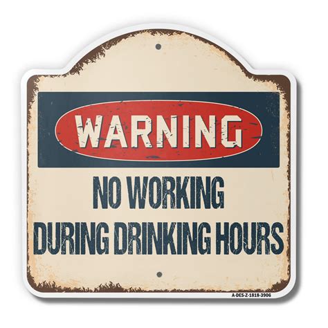 Funny Work Hours Sign