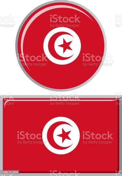 튀니지 원형 사각형 아이콘크기 플랙 벡터 일러스트레이션 0명에 대한 스톡 벡터 아트 및 기타 이미지 0명 2015년 기